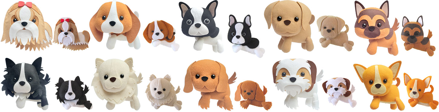 Combo Cachorrinhos – Moldes Timart