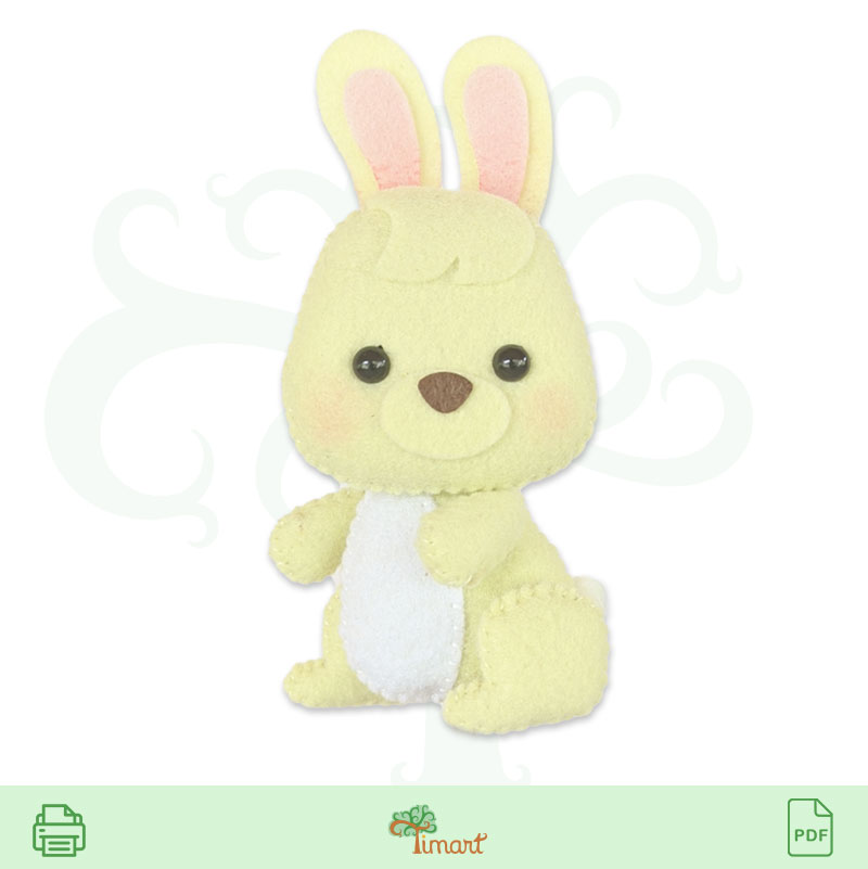 Páscoa em Feltro na Timart – Moldes Timart